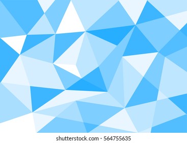 Blue Pastel Color Polygon Background Stock Vector (Royalty Free ...