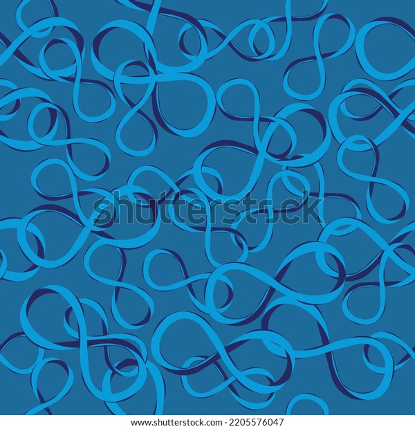 Blue Pattern Modern Trendy Texture Vector Stock Vector (Royalty Free ...