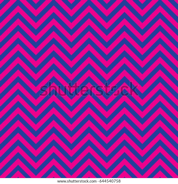 Blue Pink Chevron Pattern Background Stock Vector (Royalty Free) 644540758