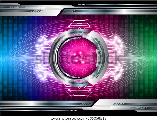 Blue Pink Green Light Abstract Technology Stock Vector (Royalty Free ...