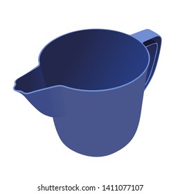 Blue Pitcher Vector Illustration Drawing Stock Vector (Royalty Free ...