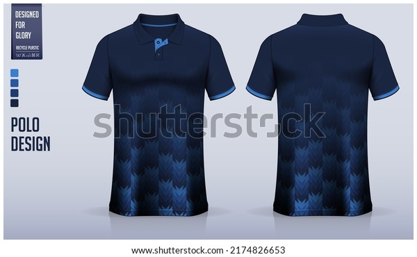 Blue Polo Shirt Mockup Template Design: เวกเตอร์สต็อก (ปลอดค่าลิขสิทธิ์ ...