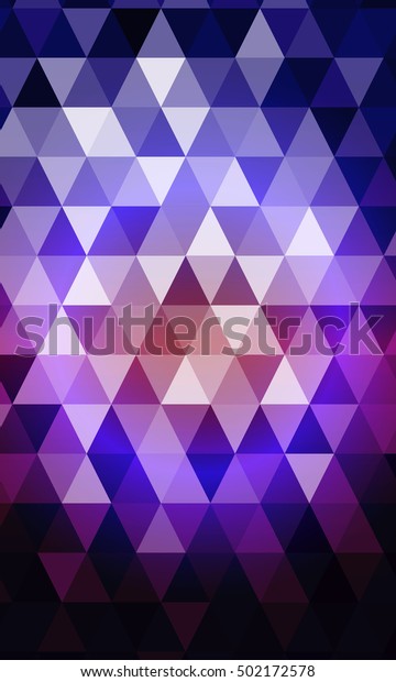 Blue Purple Color Polygon Background Triangle Stock Vector (Royalty ...