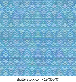 Blue Rainbow Mosaic Tile Seamless Pattern Stock Vector (Royalty Free ...