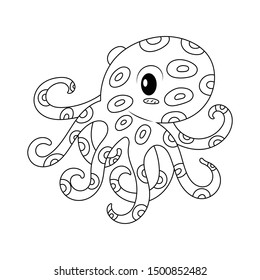 135 Blue ringed octopus Stock Vectors, Images & Vector Art | Shutterstock
