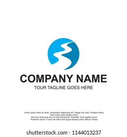 Blue River Logo Stock Vector (Royalty Free) 1144013237