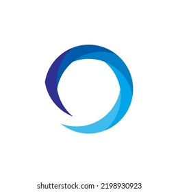 Blue Round Logo That Suitable Your Stock Vector (Royalty Free ...