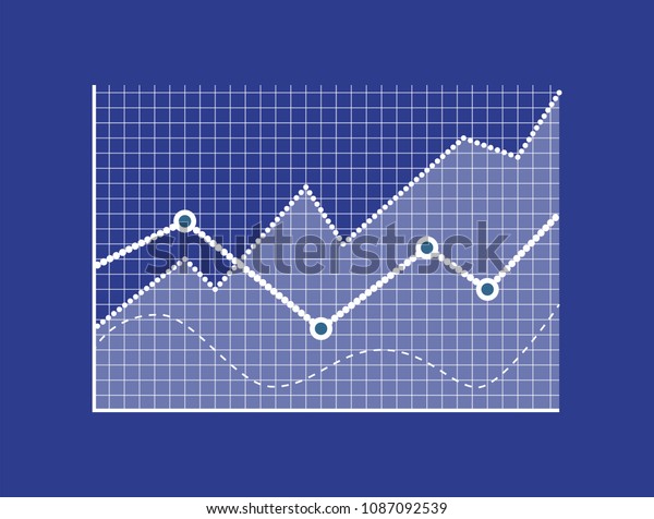 Blue Screen White Infographic Vector Poster Stock Vector (Royalty Free ...
