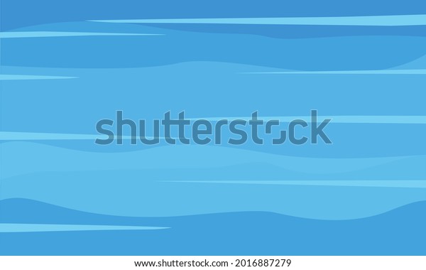 Blue Sea Background Design Vector Template Stock Vector (Royalty Free ...