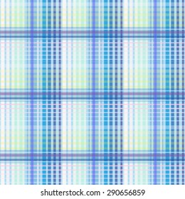Blue Seamless Texture Plaid Illustration Vector Stock Vector (Royalty ...
