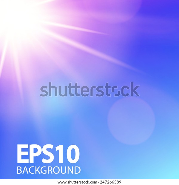 Blue Shining Star Vector Illustration Stock Vector (Royalty Free ...