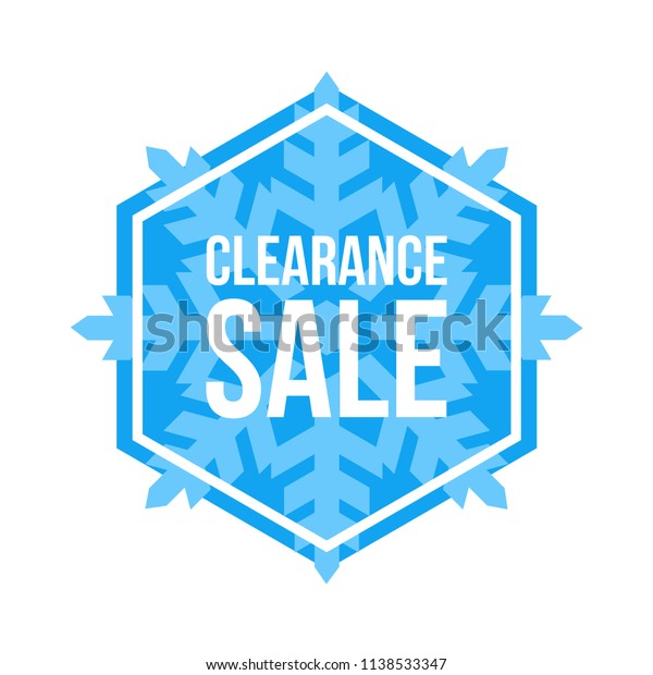 Blue Shop Vector Sign Clearance Sale Stock Vector (Royalty Free ...