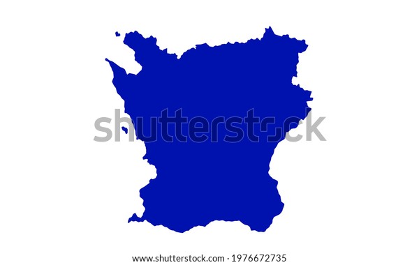 Blue Silhouette Map City Malmo Sweden: vector de stock (libre de ...