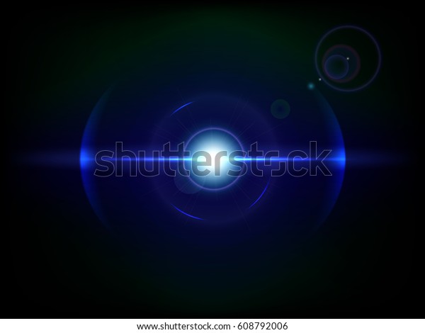Blue Space Explosion Cosmos Burst Stock Vector (Royalty Free) 608792006 ...