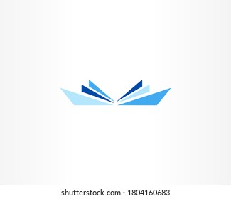 Blue Spark Concept Logo Design Template Stock Vector (Royalty Free ...