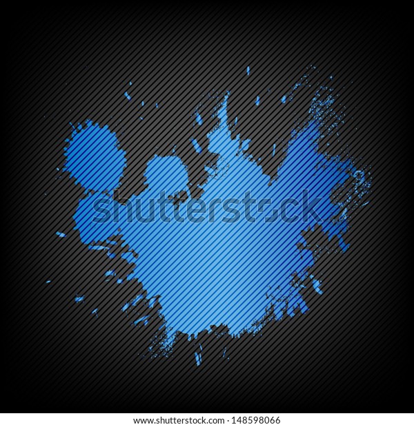 Blue Splash Paint Abstract Grunge Vector Stock Vector (Royalty Free ...
