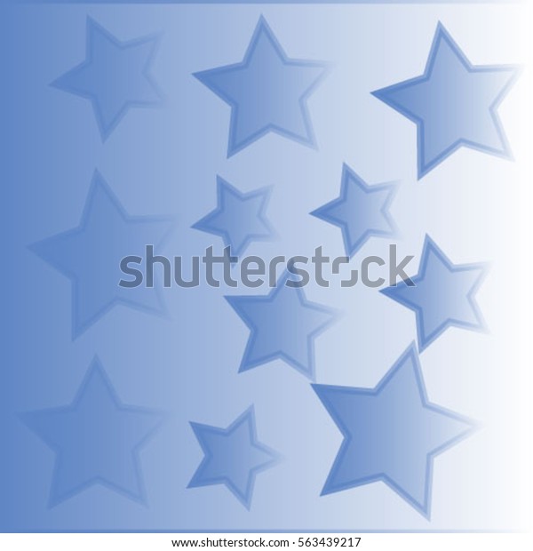 Blue Stars Abstract Background Stock Vector (Royalty Free) 563439217 ...