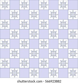 Blue Stars Chess Pattern Stock Vector (Royalty Free) 566923882 ...