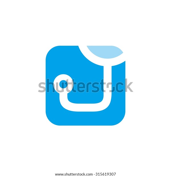Blue Stethoscope Logo Vector Health Logo Stock Vector (Royalty Free ...