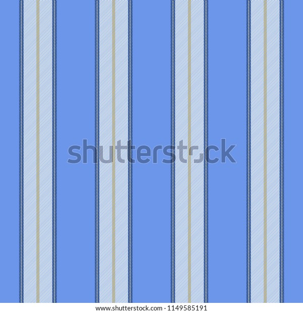 Blue Stripes Background Seamless Fabric Texture Stock Vector (Royalty ...