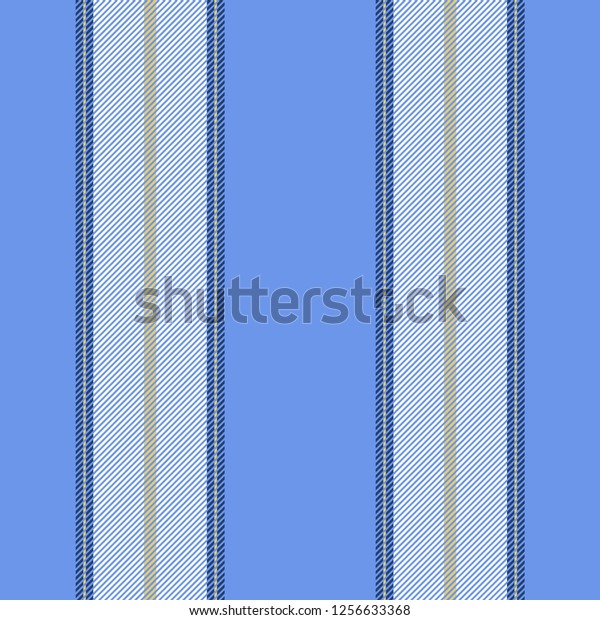 Blue Stripes Background Seamless Fabric Texture Stock Vector (Royalty ...
