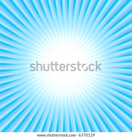 Blue Sun Abstract Background Vector Stock Vector (Royalty Free) 6370129 ...