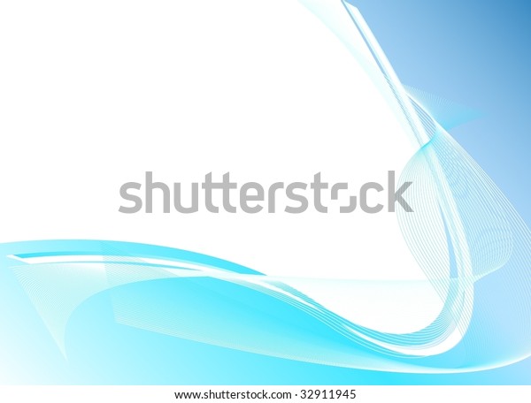 Blue Swoosh Vector Stock Vector (Royalty Free) 32911945 | Shutterstock