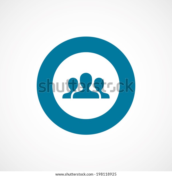Blue Team Icon Stock Vector (Royalty Free) 198118925 | Shutterstock