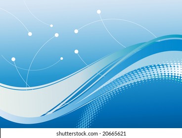 Blue Technical Business Background Stock Vector (Royalty Free) 20665621 ...