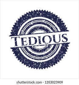 Blue Tedious Rubber Seal: vector de stock (libre de regalías ...