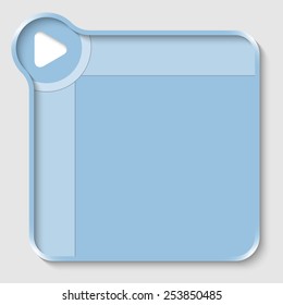 Blue Text Box Entering Text Play Stock Vector (Royalty Free) 253850485 ...