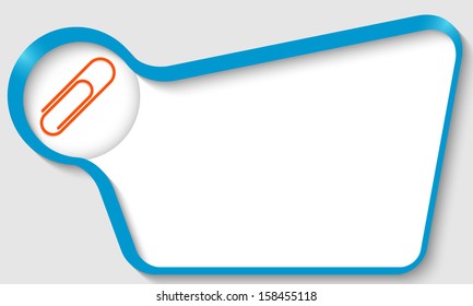 Blue Text Box Insertion Text Envelope: vector de stock (libre de ...