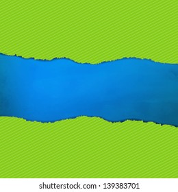 Blue Texture Green Rip Paper Gradient Stock Vector (Royalty Free ...