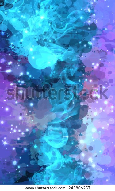 Blue Tornado Vector Background Stock Vector (Royalty Free) 243806257 ...