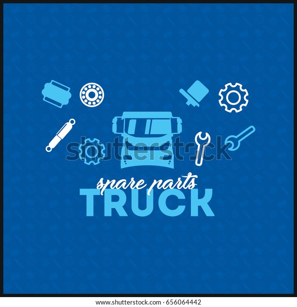 Blue Truck Logo Vector Design Stock Vector (Royalty Free) 656064442 ...