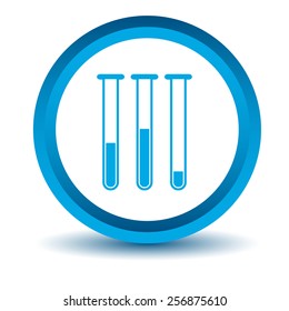 Blue Tubes Icon On White Background Stock Vector (Royalty Free ...