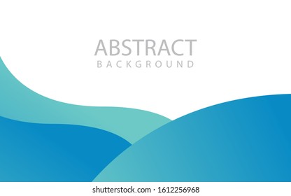 Blue Vector Background Curve Line Element Stock Vector (Royalty Free ...