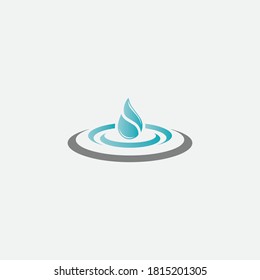 Blue Water Drop Splash Logo Font Stock Vector (Royalty Free) 1815201305 ...
