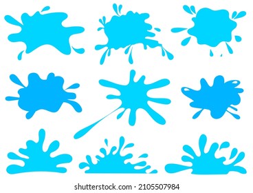 Blue Water Splash Vector Logo Stock Vector (Royalty Free) 2105507984 ...