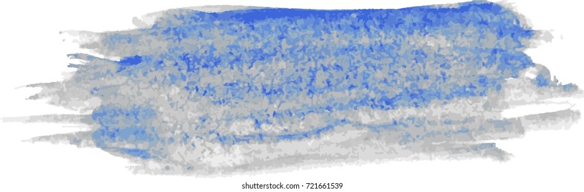 Blue Watercolor Stroke Vector Stock Vector (Royalty Free) 721661539