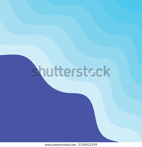 Blue Wave Color Blend Background Stock Vector (Royalty Free) 2134422299 ...