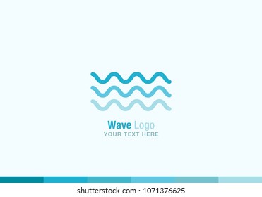 Blue Wave Logo Stock Vector (Royalty Free) 1071376625 | Shutterstock