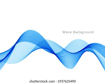 Blue Wave Style Abstract Modern Background Stock Vector (Royalty Free ...