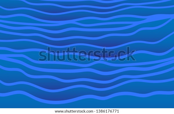 Blue Wave Water Texture Background Stock Vector (Royalty Free ...