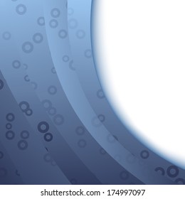 Blue Waves Background Retro Style Vector Stock Vector (Royalty Free ...
