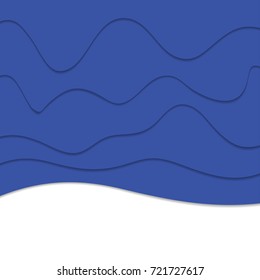 Blue Wavy Background Stock Vector (Royalty Free) 721727617 | Shutterstock