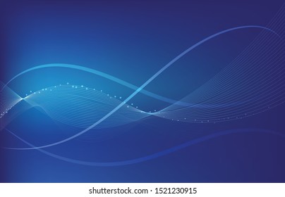 Blue Wavy Wallpaper Background Stock Vector (Royalty Free) 1521230915 ...