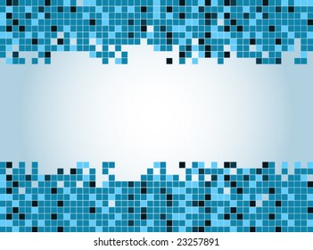 Blue White Mosaic Background Vector Image Stock Vector (Royalty Free ...