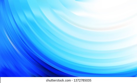 Blue White Wave Background Stock Vector (Royalty Free) 1372785035 ...