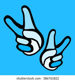 Blue Winner Symbol Stock Vector (Royalty Free) 386761822 | Shutterstock